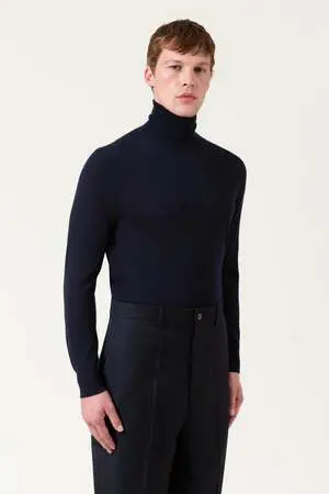 AUTORE Basquiat Lana Trousers - Blu
