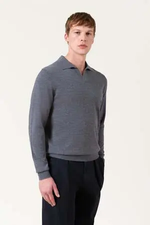 AUTORE Brando Cotton Gabardine Pants - Blu