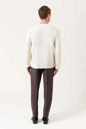 AUTORE Bogart Wool And Cashmere Sweater - Perla
