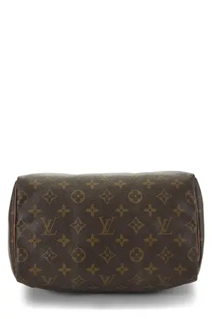 LOUIS VUITTON Speedy 25 Monogram Handheld Bag - Brown
