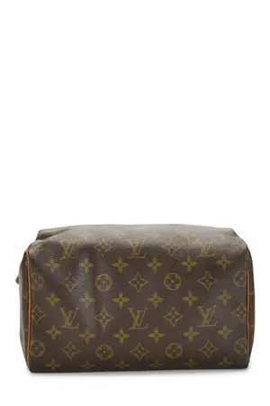 LOUIS VUITTON Speedy 25 Monogram Handheld Bag - Brown