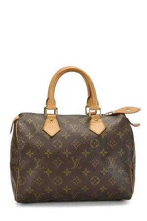 LOUIS VUITTON Speedy 25 Monogram Handheld Bag - Brown