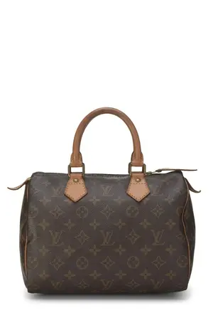 LOUIS VUITTON Speedy 25 Monogram Handheld Bag - Brown