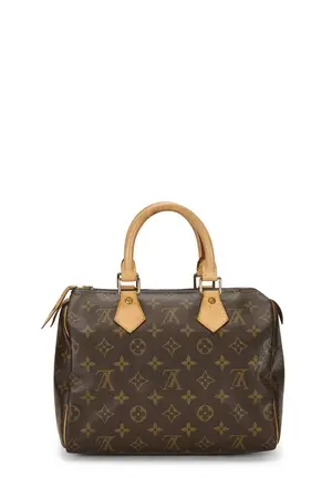 LOUIS VUITTON Speedy 25 Monogram Handheld Bag - Brown