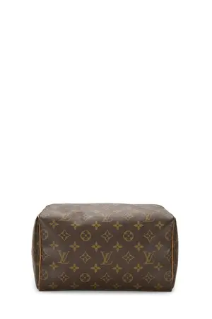 LOUIS VUITTON Speedy 25 Monogram Handheld Bag - Brown