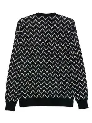Giorgio Armani Zigzag-pattern Jumper