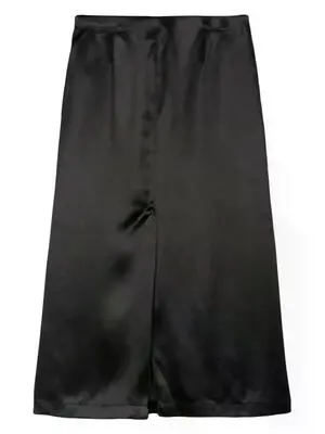 Loulou De Saison Satin Midi Skirt