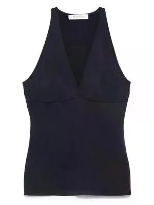 Max Mara Jersey Top - Blue