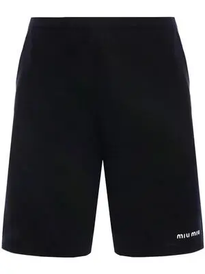 Miu Miu Logo Shorts For Women