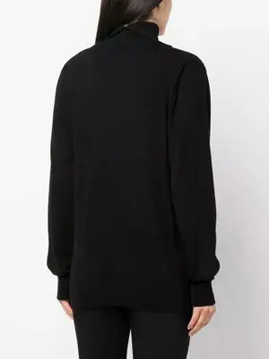 JIL SANDER Cashmere Roll-neck Jumper - Black