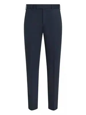 Zegna Flat-front Tapered Trousers