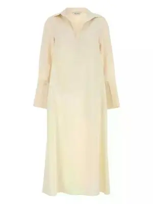 Max Mara Ossola Spread-collar Dress - Neutrals