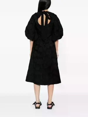 Stine Goya 3/4 Volume-sleeved Midi Dress