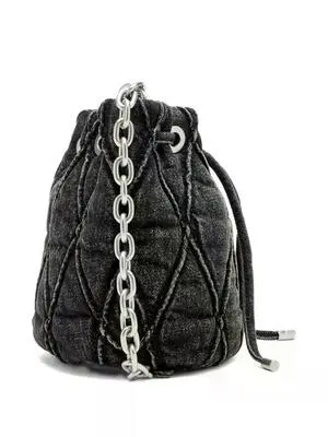 DIESEL® S-mini Quilted Chain Bucket Bag