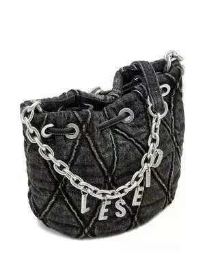 DIESEL® S-mini Quilted Chain Bucket Bag