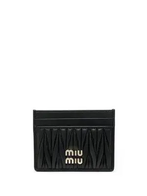 Miu Miu Macramé Textured Card Holder