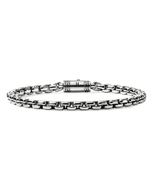 John Hardy Sterling Box Chain Bracelet - Silver