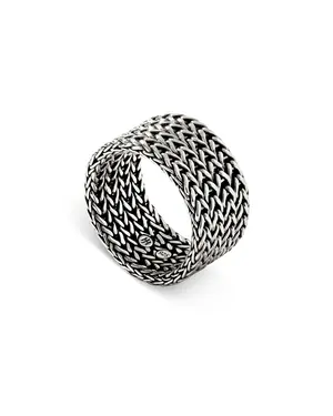 John Hardy Icon Sterling Weave Ring - Silver