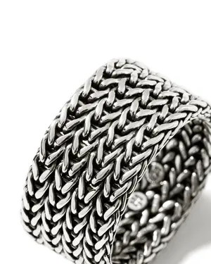John Hardy Icon Sterling Weave Ring - Silver