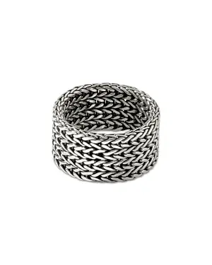 John Hardy Icon Sterling Weave Ring - Silver