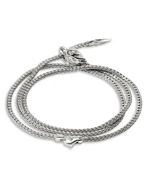 John Hardy Sterling Naga Wrap Bracelet