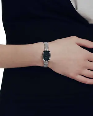 BREDA Jane Tethered Watch - Black/silver