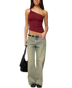 EDIKTED Petite Ace Relaxed Jeans