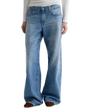 Women's Low-Rise Wide-Leg Jeans