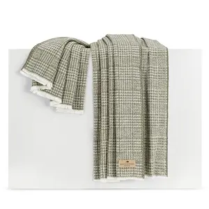 LANDS DOWNUNDER Sutton Plaid Throw - Chive