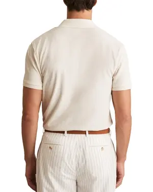 REISS Short Sleeve Terry Camp Shirt