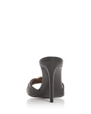 GIUSEPPE ZANOTTI Clandestino Nugget Slide Sandals - Nero
