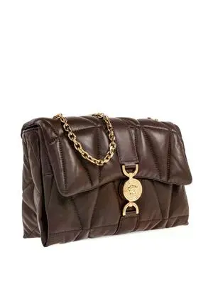 Versace Kleio Quilted Shoulder Bag - Brown