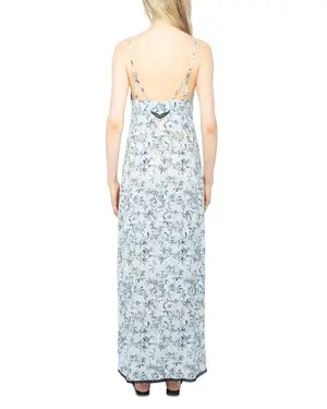 Zadig&Voltaire Ramelil Soft Flower Dress - Cloud