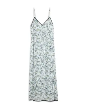 Zadig&Voltaire Ramelil Soft Flower Dress - Cloud