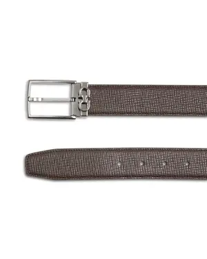 FERRAGAMO Gancini Reversible Leather Belt - Testa