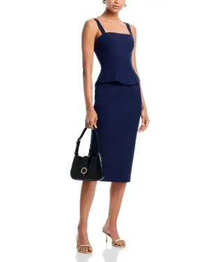 Black Halo Beverly Midi Dress