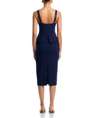 Black Halo Beverly Midi Dress