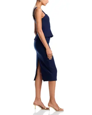 Black Halo Beverly Midi Dress