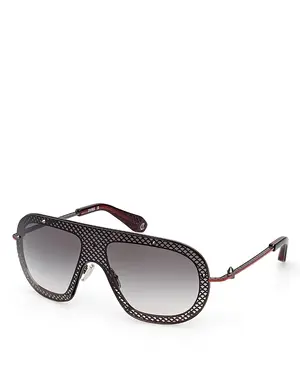 CHRISTIAN LOUBOUTIN Shield Sunglasses, 130mm