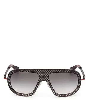 CHRISTIAN LOUBOUTIN Shield Sunglasses, 130mm
