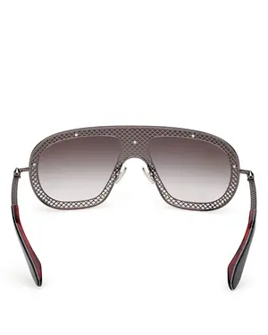 CHRISTIAN LOUBOUTIN Shield Sunglasses, 130mm