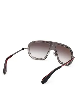 CHRISTIAN LOUBOUTIN Shield Sunglasses, 130mm