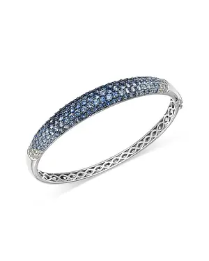 Bloomingdale'S Sapphire Ombre Bangle Bracelet - Blue/white