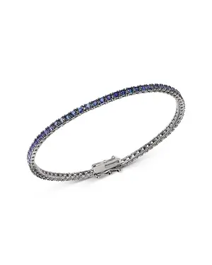 Bloomingdale'S Sapphire Ombre Tennis Bracelet - Blue/white