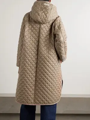 Max Mara Joan Hooded Quilted Coat
