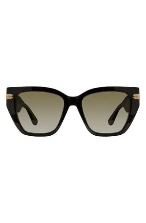 STUART WEITZMAN 53mm Cat Eye Sunglasses - Black