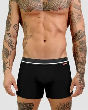 MOSMANN AUSTRALIA Ultra-soft Boxers Black