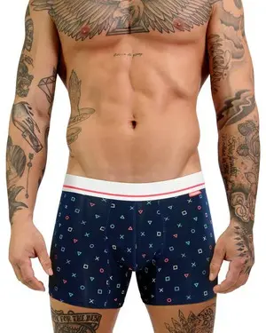 MOSMANN AUSTRALIA Ultra-soft Boxers - Blue Multi