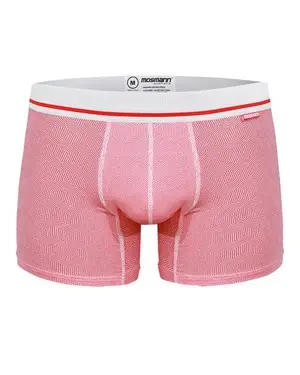 MOSMANN AUSTRALIA Ultra-soft Boxers - Red Pattern