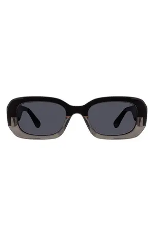STUART WEITZMAN 51mm Rectangular Sunglasses - Black
